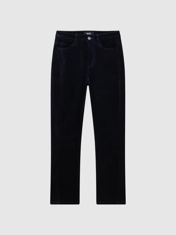 Paige Cindy Twisted Seam Velvet Jeans