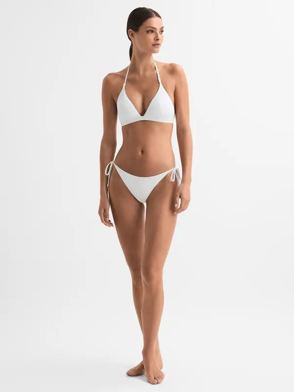 REISS Ripley Bikini Bottom - White