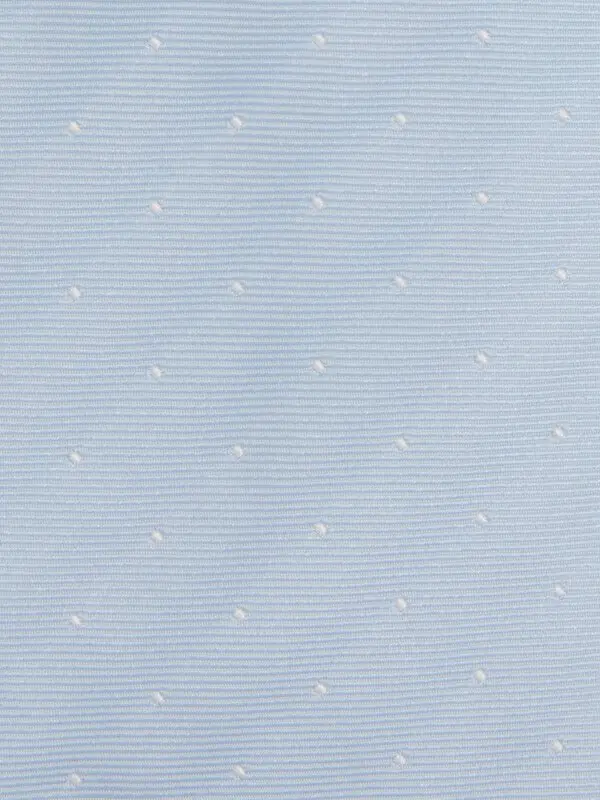REISS Liam Polka Dot Silk Neck Tie - Light Blue