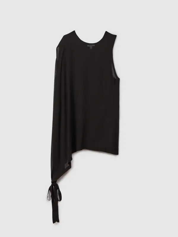 REISS Anya Sheer Draped Sleeve Cover Up