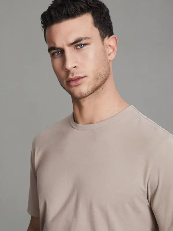 REISS Melrose Cotton Crew Neck T-shirt