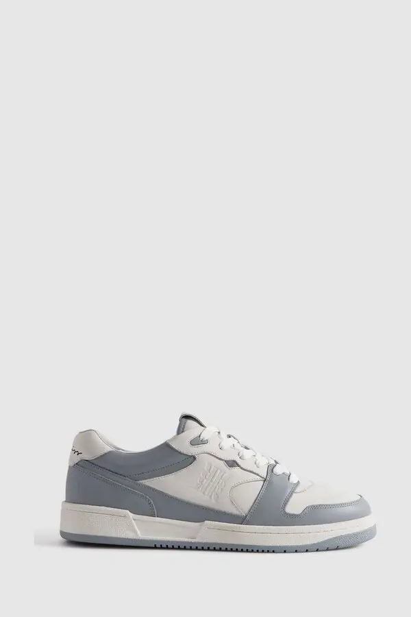REISS Astor Leather Trainers