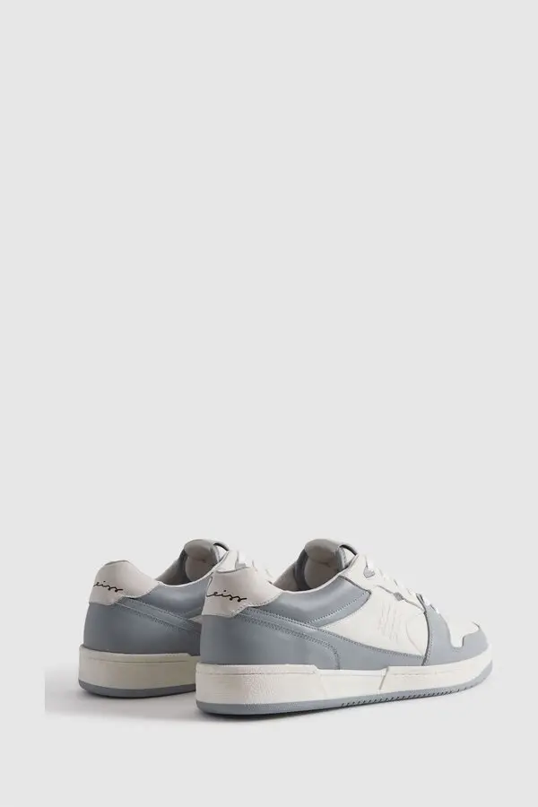 REISS Astor Leather Trainers