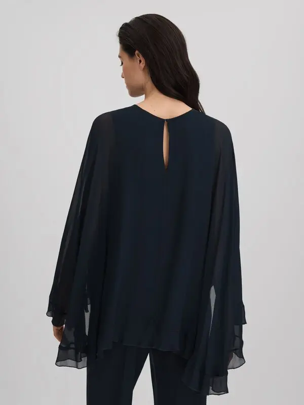 REISS Francesca Cape-style Top