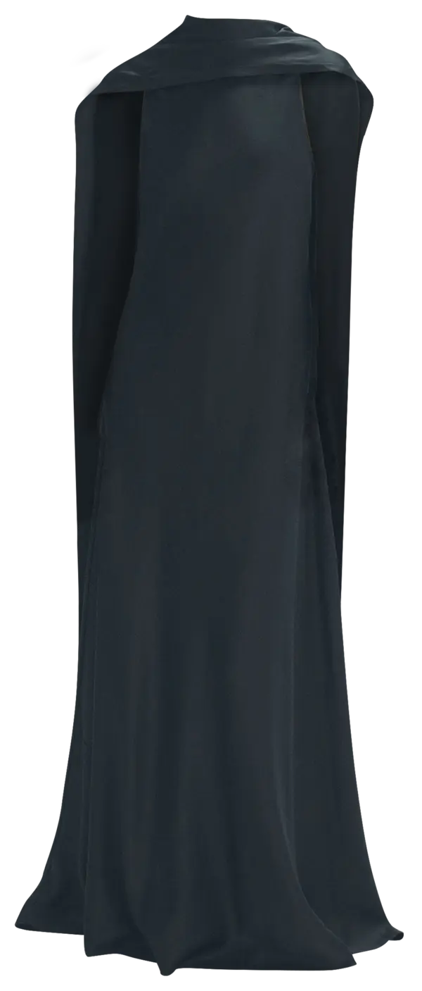 keira atelier duchess satin cape maxi dress Reiss Keira Atelier Duchess Satin Cape Maxi Dress