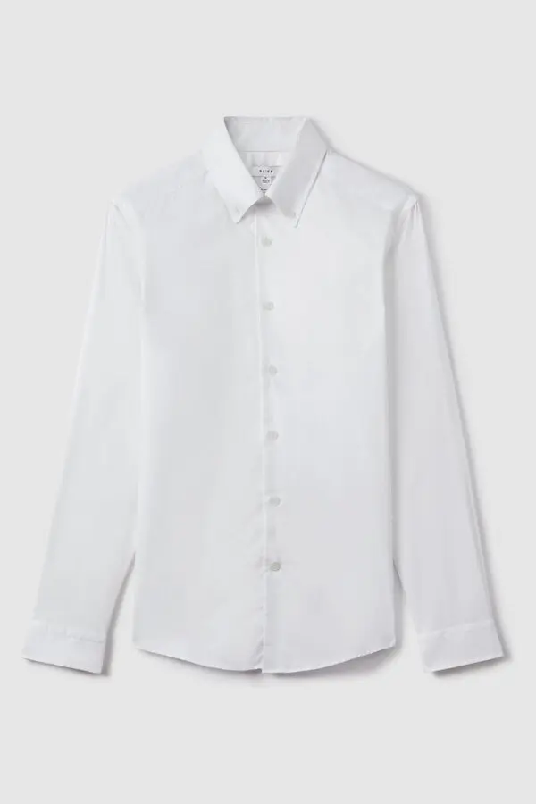 REISS Redknapp Slim Fit Cotton Button-down Shirt