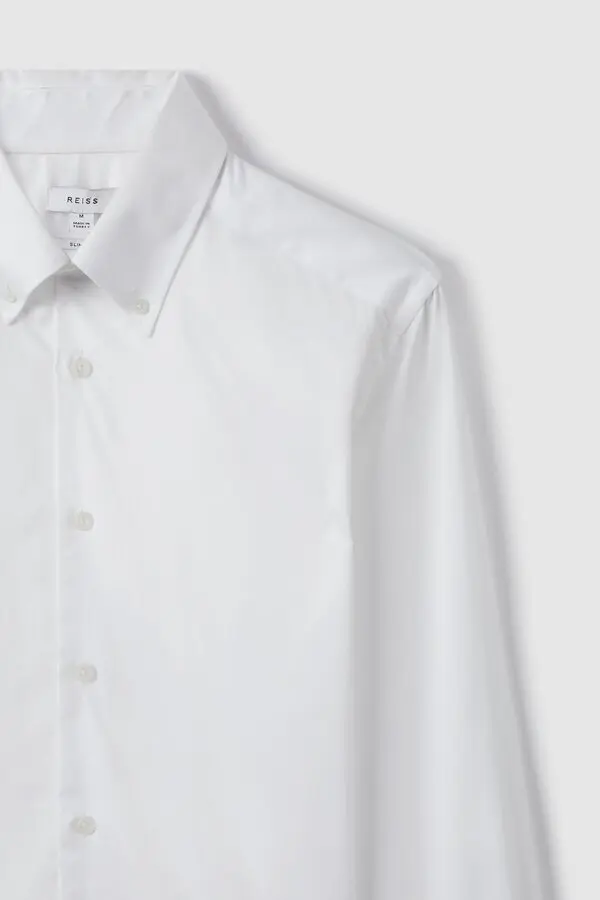REISS Redknapp Slim Fit Cotton Button-down Shirt