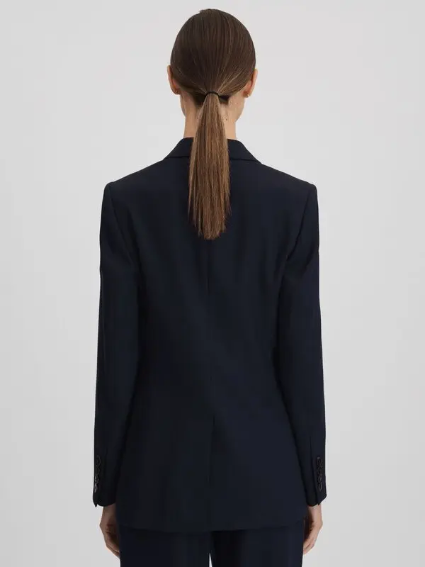 REISS Harley Wool Blend Double-breasted Blazer