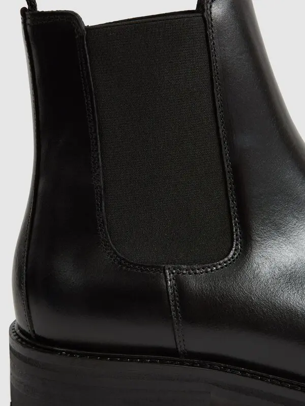 REISS Chiltern Leather Chelsea Boots