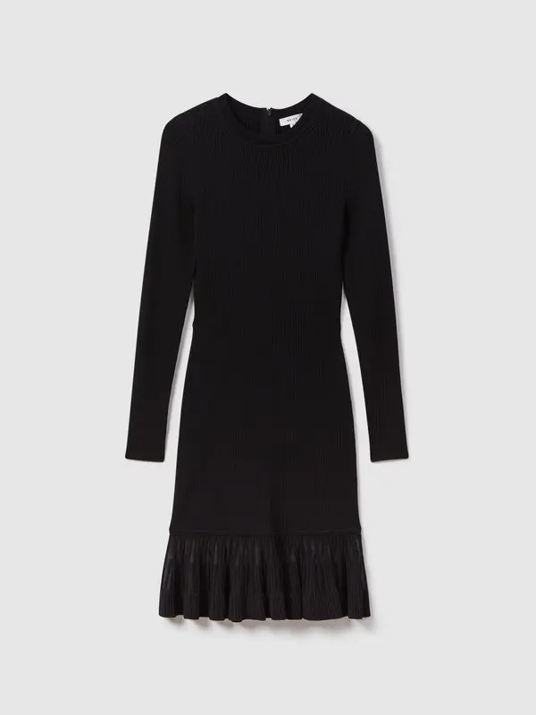 REISS Teagan Knitted Mini Dress