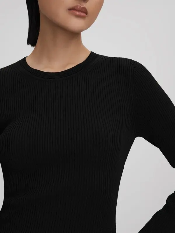 REISS Teagan Knitted Mini Dress