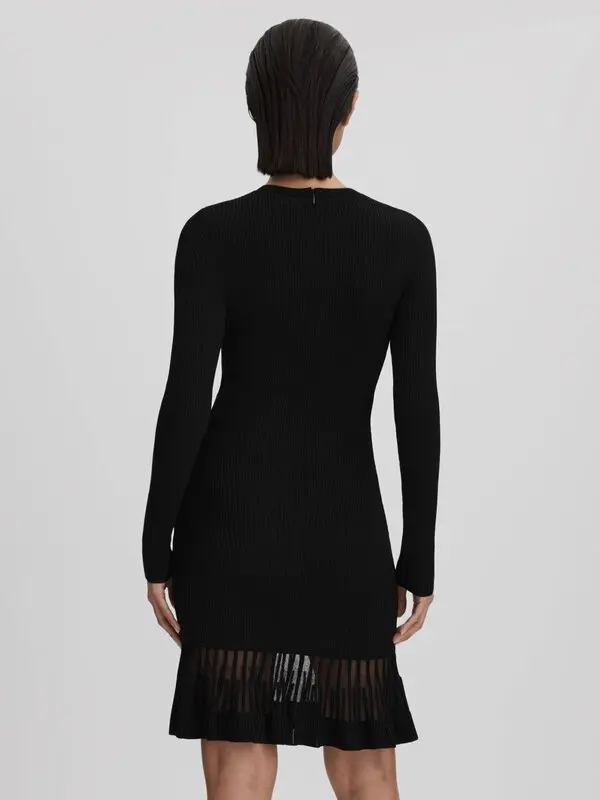 REISS Teagan Knitted Mini Dress