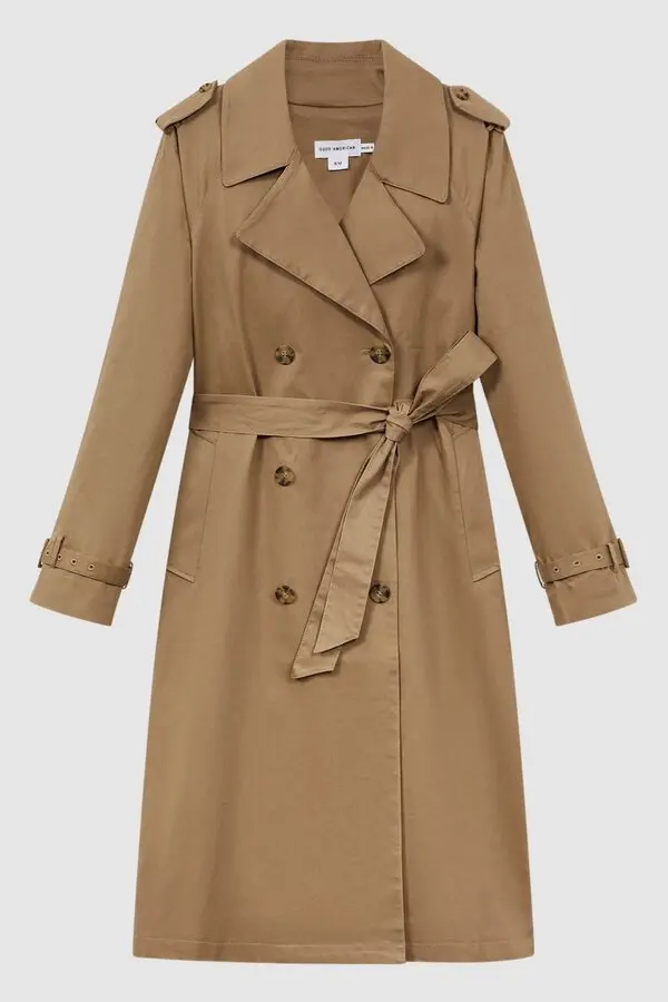 Ameri　BELT FLARE LONG COAT COAT