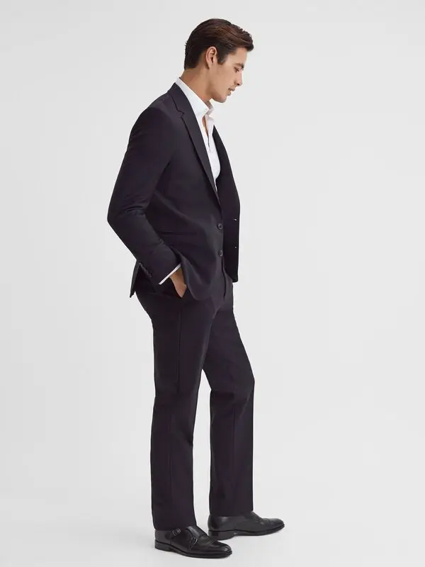 REISS Amalfi Leather Double Monk Strap Shoes