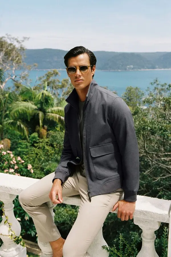 REISS Rufus Funnel Neck Jacket