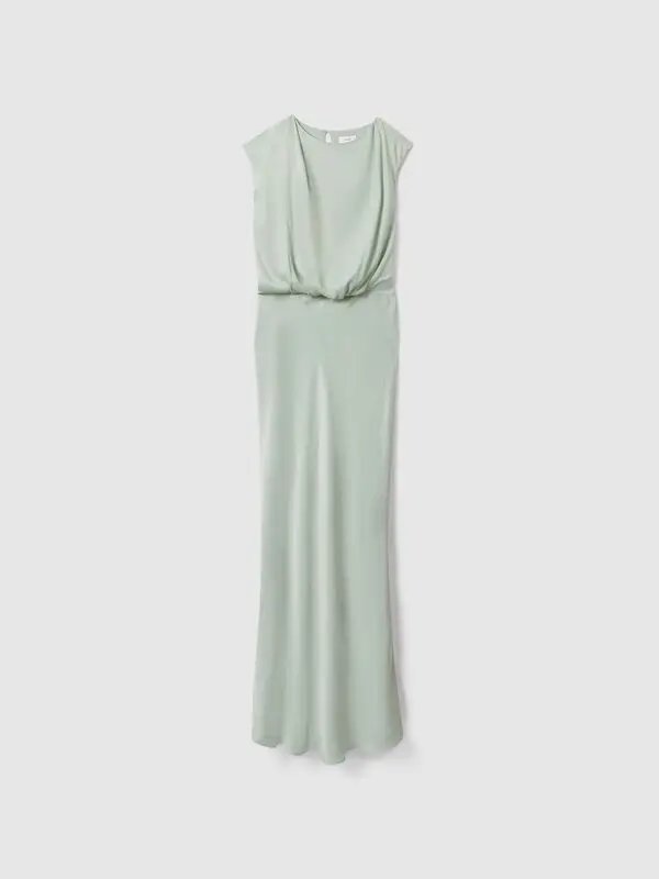 REISS Rupa Draped Maxi Dress