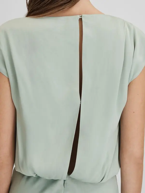 REISS Rupa Draped Maxi Dress