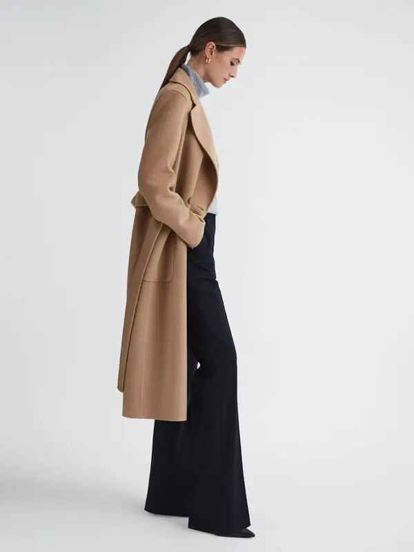 REISS Long Wool-blend Coat