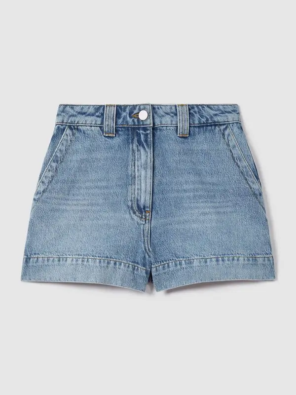 REISS Olivia High-rise Denim Shorts