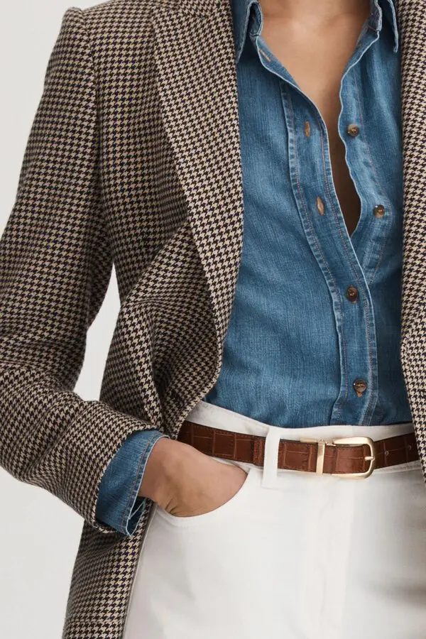 REISS Madison Reversible Leather Belt