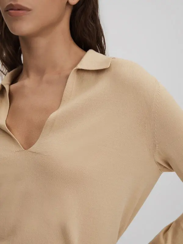 REISS Nellie Knitted Top
