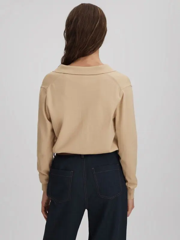 REISS Nellie Knitted Top