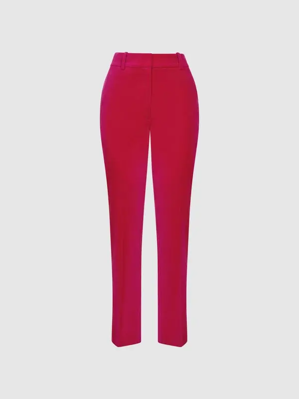 REISS Rosa Velvet Tapered Trousers