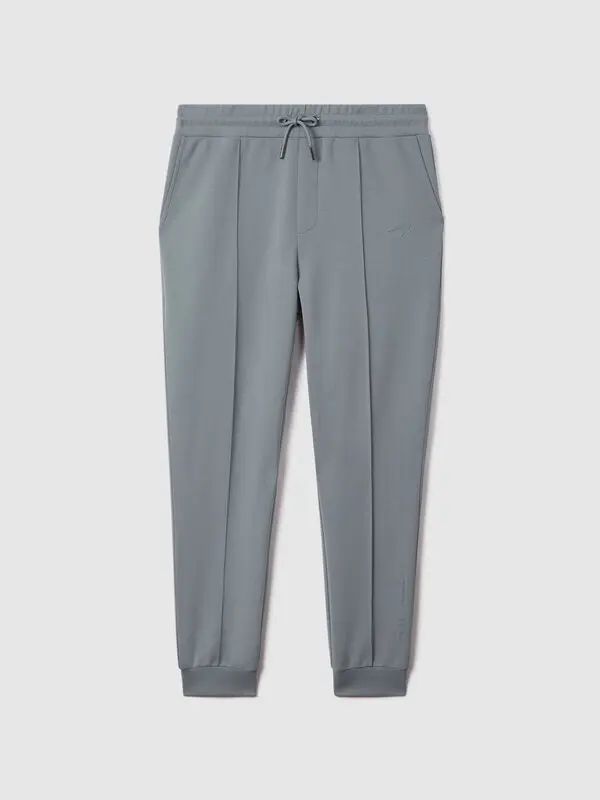 REISS X Mclaren F1 Team Monzax Mclaren F1 Team Mclaren F1 Interlock Jersey Drawstring Joggers - Sage