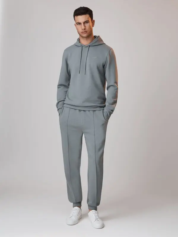 REISS X Mclaren F1 Team Monzax Mclaren F1 Team Mclaren F1 Interlock Jersey Drawstring Joggers - Sage