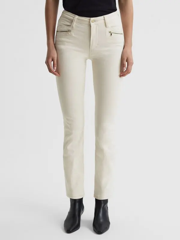 Paige Cindy High-rise Straight-leg Jeans