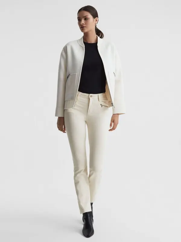 Paige Cindy High-rise Straight-leg Jeans