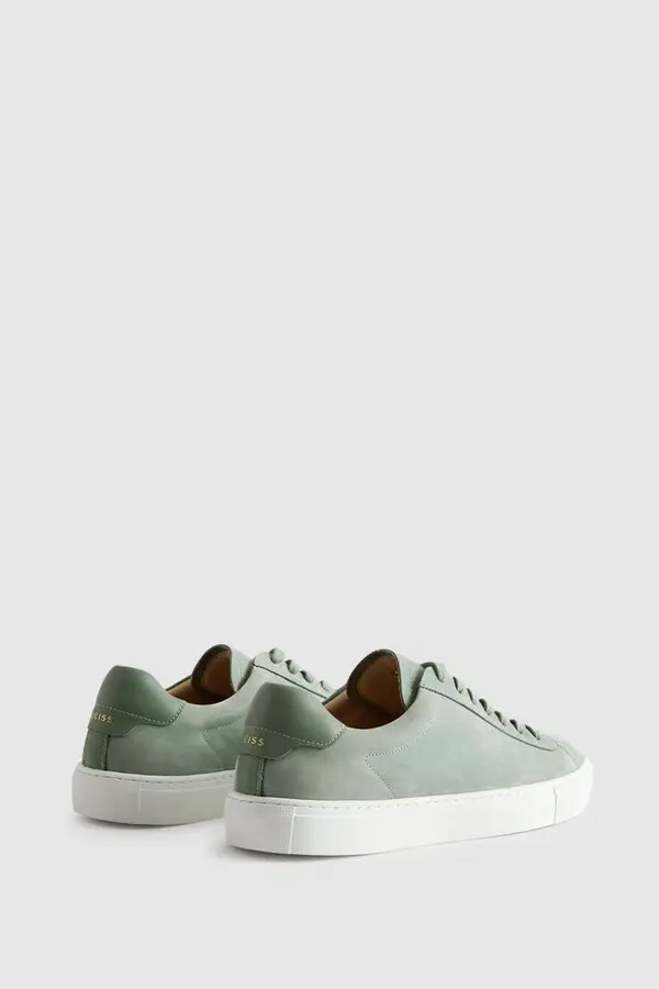 REISS Finley Leather Trainers