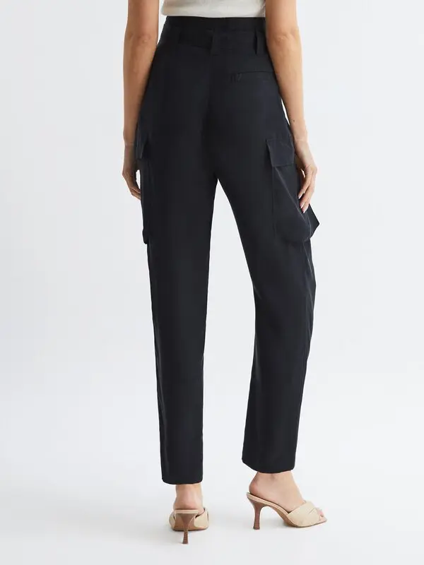 REISS Joanie High-rise Utility Trousers