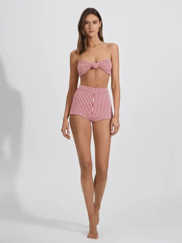 FELLA High Rise Striped Shorts