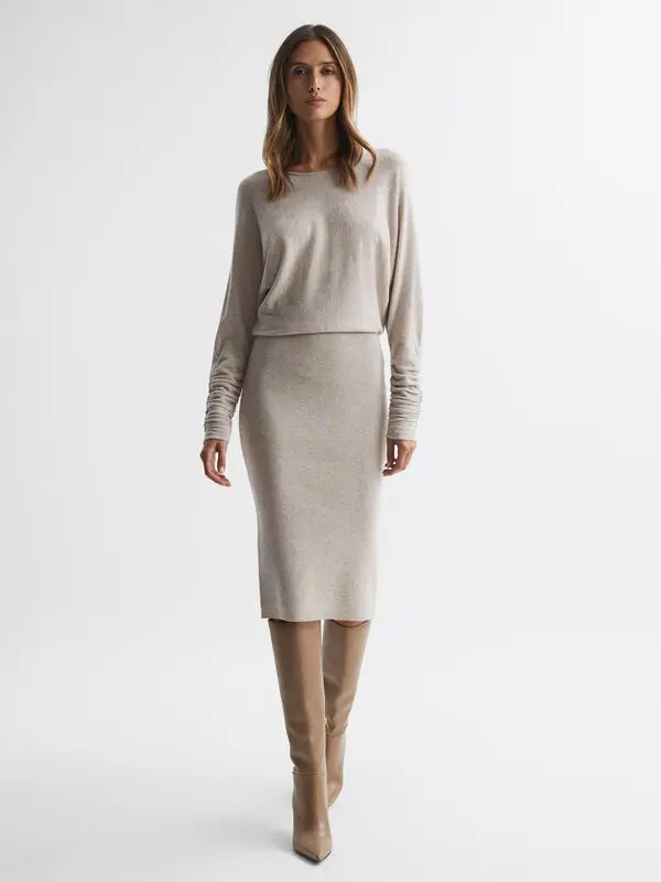 REISS Gracyn Leather Knee High Boots
