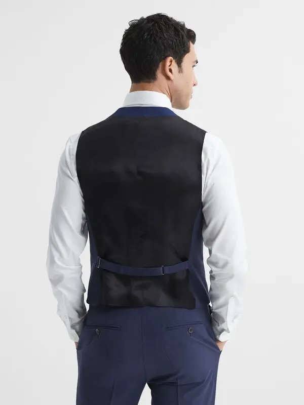REISS Slim-fit Wool-blend Waistcoat