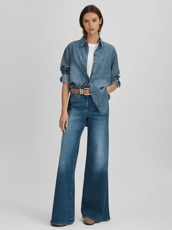 REISS Carter Denim Shirt
