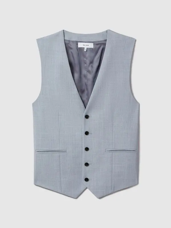REISS Dandy Slim-fit Wool Waistcoat