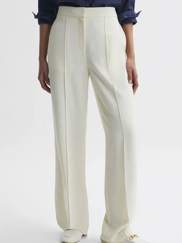 REISS Aleah Wide Leg Trousers