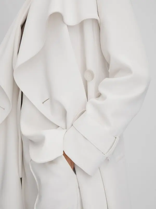 REISS Etta Double Breasted Trench Coat