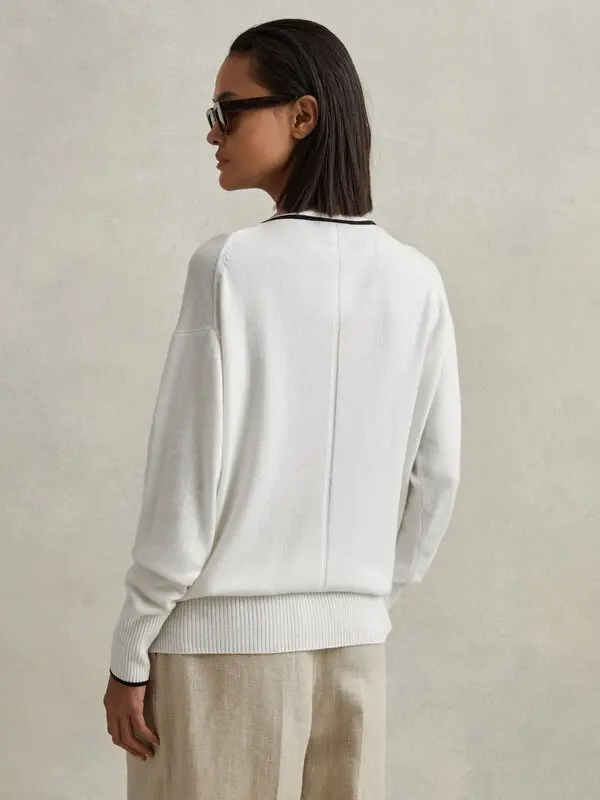 REISS Carly Wool Blend Cardigan