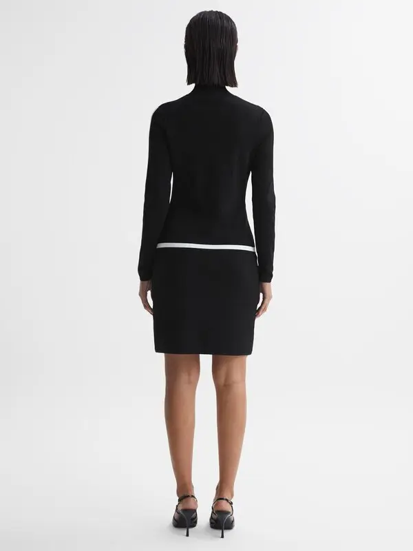 REISS Annie Knitted Mini Dress