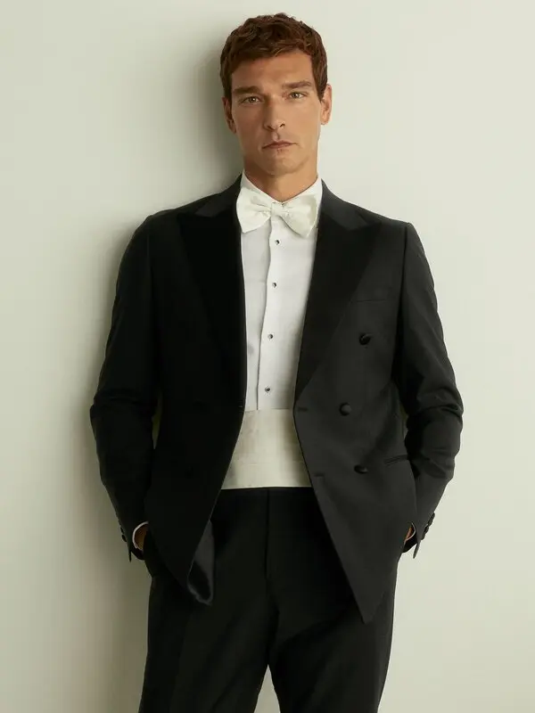 REISS Silk Grosgrain Cummerbund