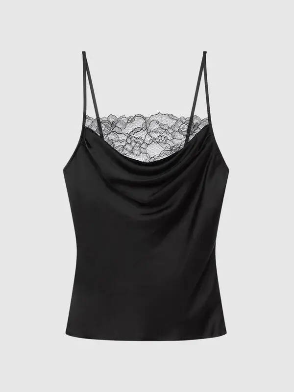 Anna Quan Satin Lace Camisole