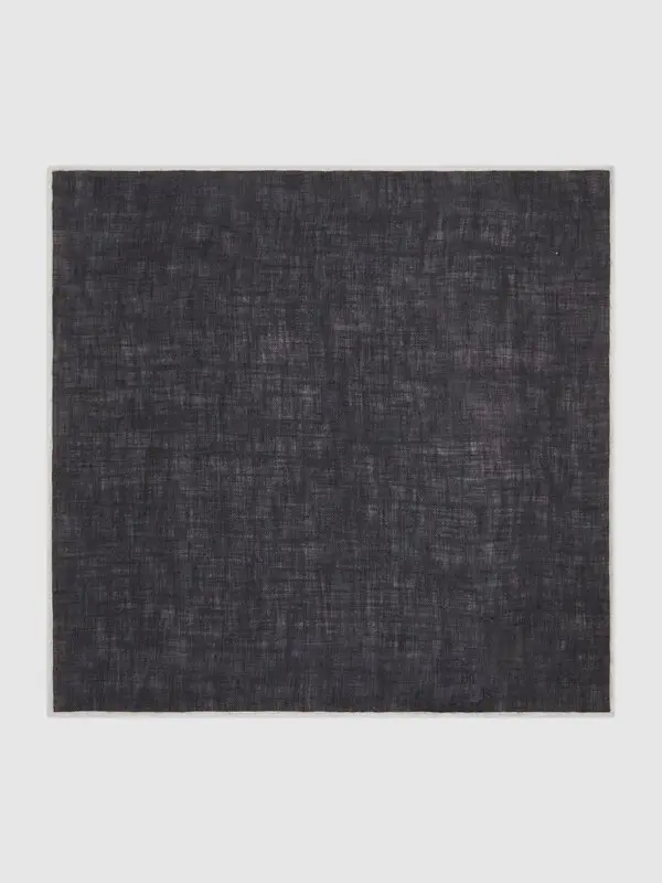REISS Piazza Linen Plain Pocket Square