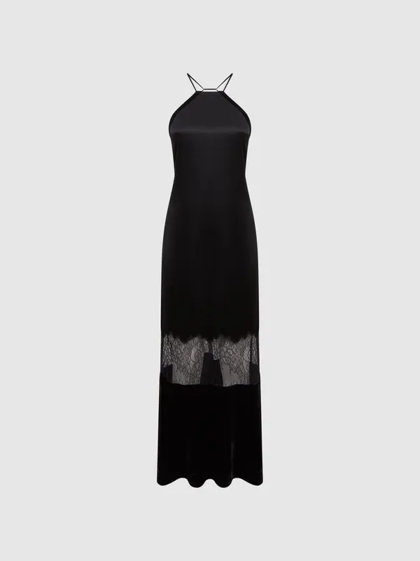 REISS Janelle Fitted Midi Dress