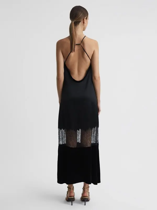REISS Janelle Fitted Midi Dress