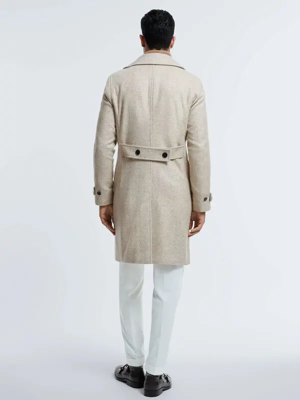 ATELIER Hardwick Italian Wool Blend Double-breasted Coat