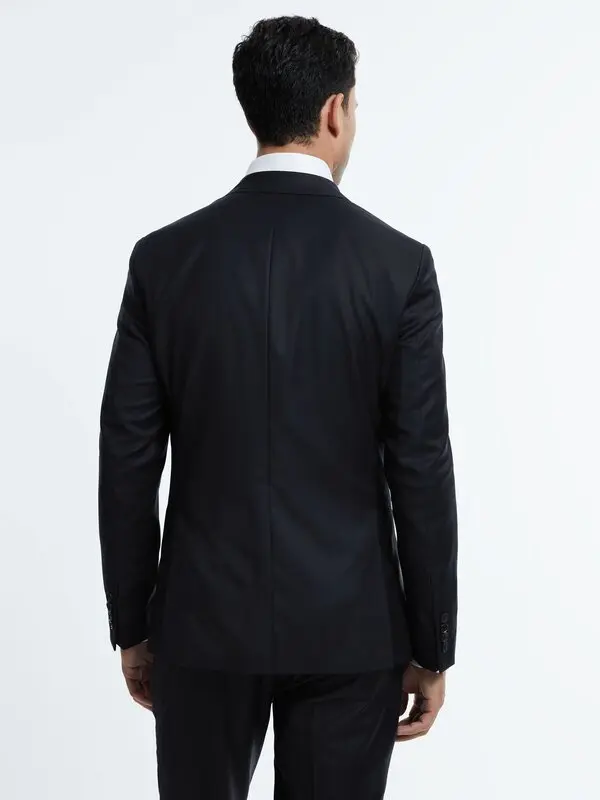 ATELIER Westminster Wool Cashmere Slim Fit Single Breasted Blazer
