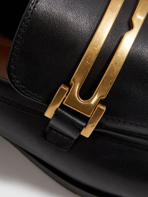 REISS Angela Leather Loafers